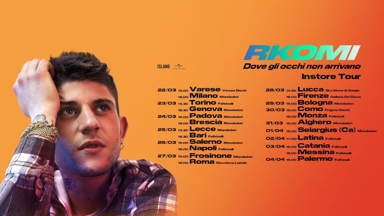 Il rapper Rkomi debutta in cima alla classifica italiana - Ultime ...